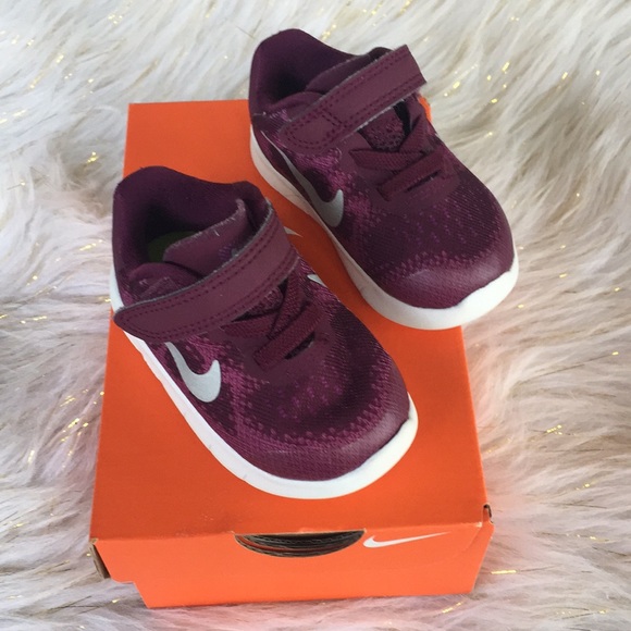 Nike | Shoes | Nike Size 3c Burgundy Like New | Poshmark